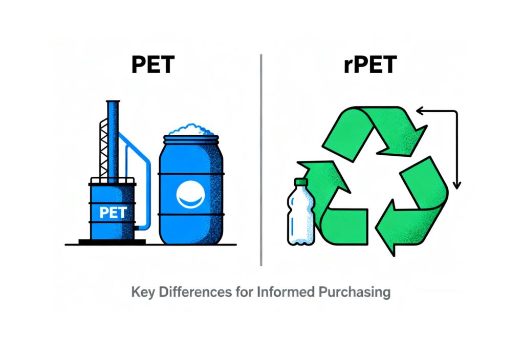 PET Vs RPET Cups: Differences, Costs & Buyer Guide