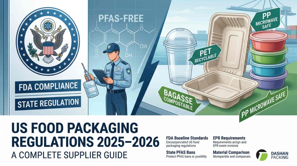US Food Packaging Regulations 2025–2026: A Complete Supplier Guide